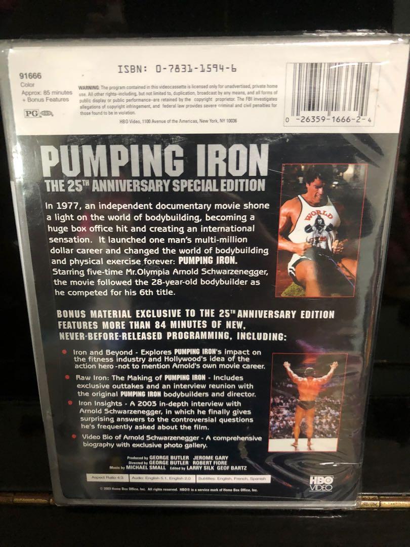 Arnold Schwarzenegger pumping iron DVD 英文字幕, 興趣及遊戲, 收藏品及紀念品, 明星周邊 on ...