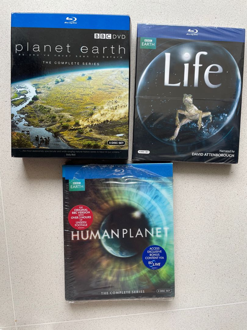BBC life and planet earth Blu ray, Hobbies & Toys, Music & Media, CDs ...