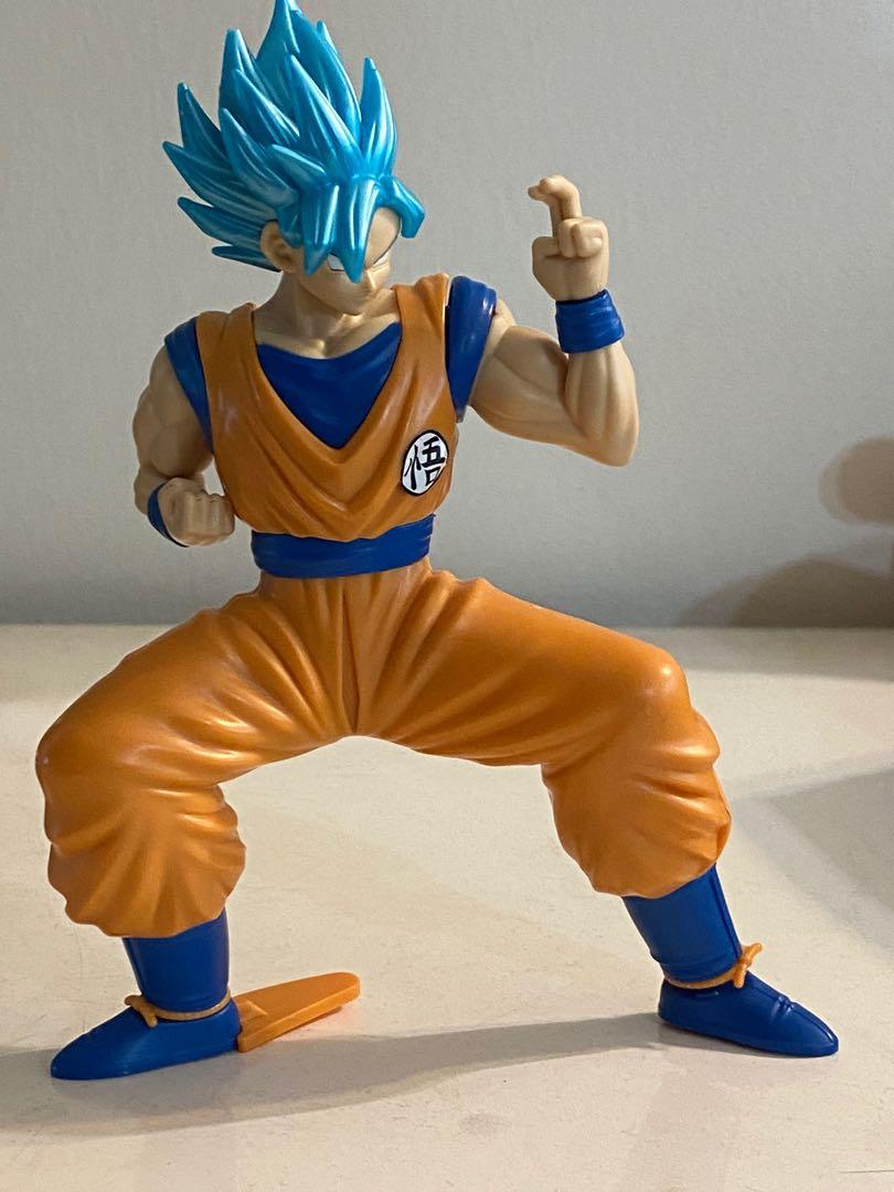 Blue hair goku (DBZ), Hobbies & Toys, Toys & Games on Carousell