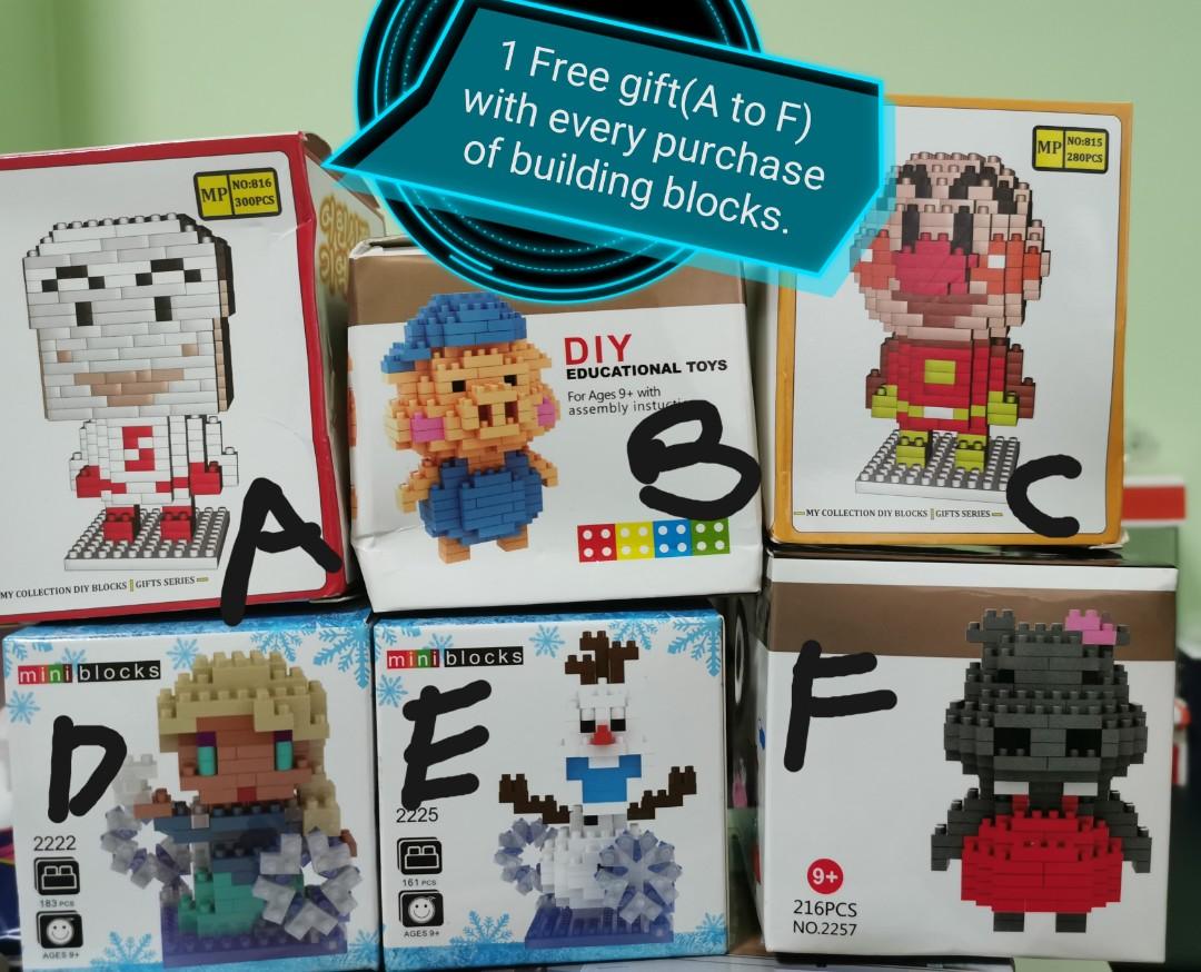Micro size building blocks nanoblocks, Hobbies & Toys, Toys & Games on ...