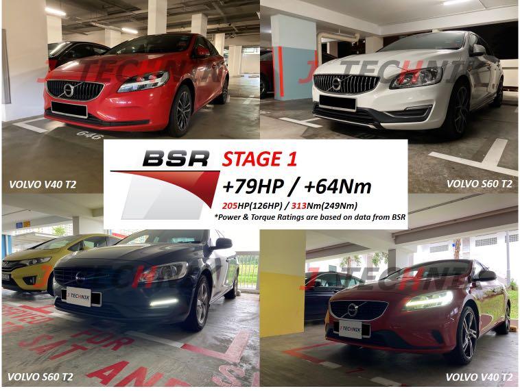 BSR Volvo Engine Optimization Tuning T2 T3 T4 T5 D2 D3 D4 D5 AWD 2.5T ...