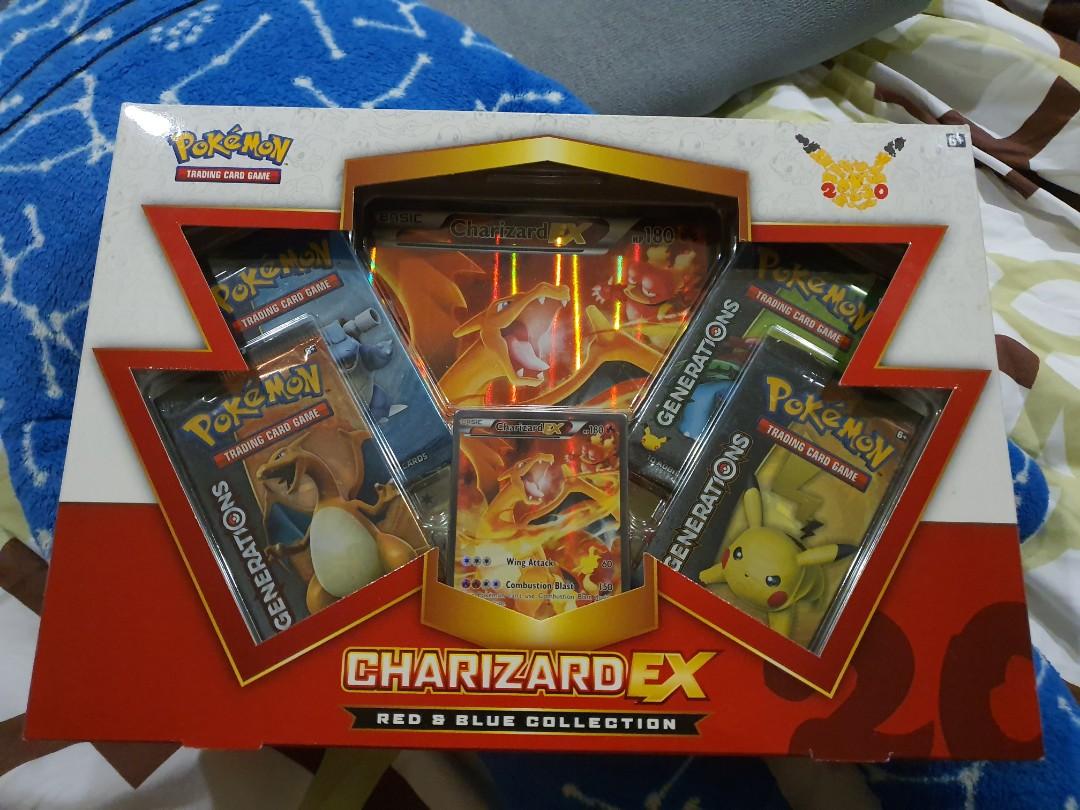 Charizard EX Red and Blue Collection, Hobbies & Toys, Toys & Games on ...