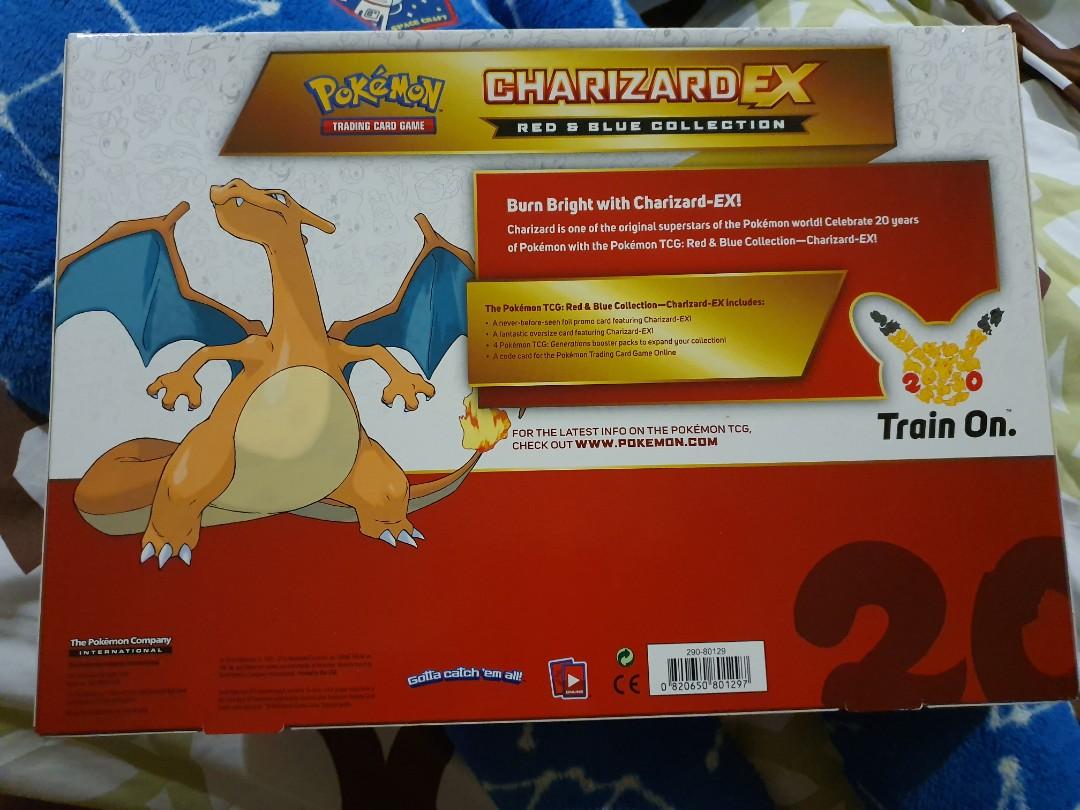 Charizard EX Red and Blue Collection, Hobbies & Toys, Toys & Games on ...