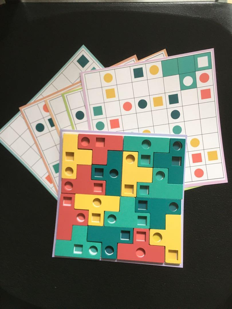 Color Shape Logic Puzzle Game - Educational - NEW, Hobbies & Toys, Toys ...