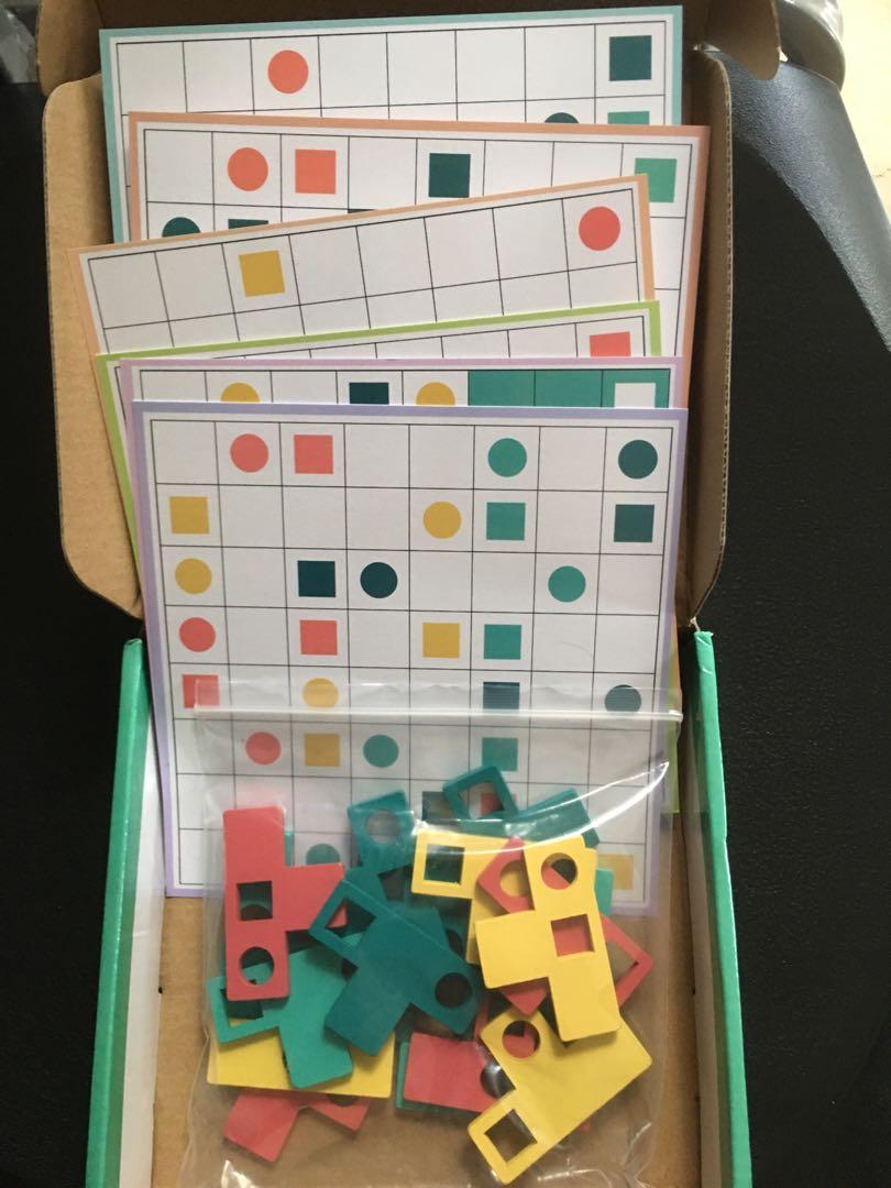 Color Shape Logic Puzzle Game - Educational - NEW, Hobbies & Toys, Toys ...