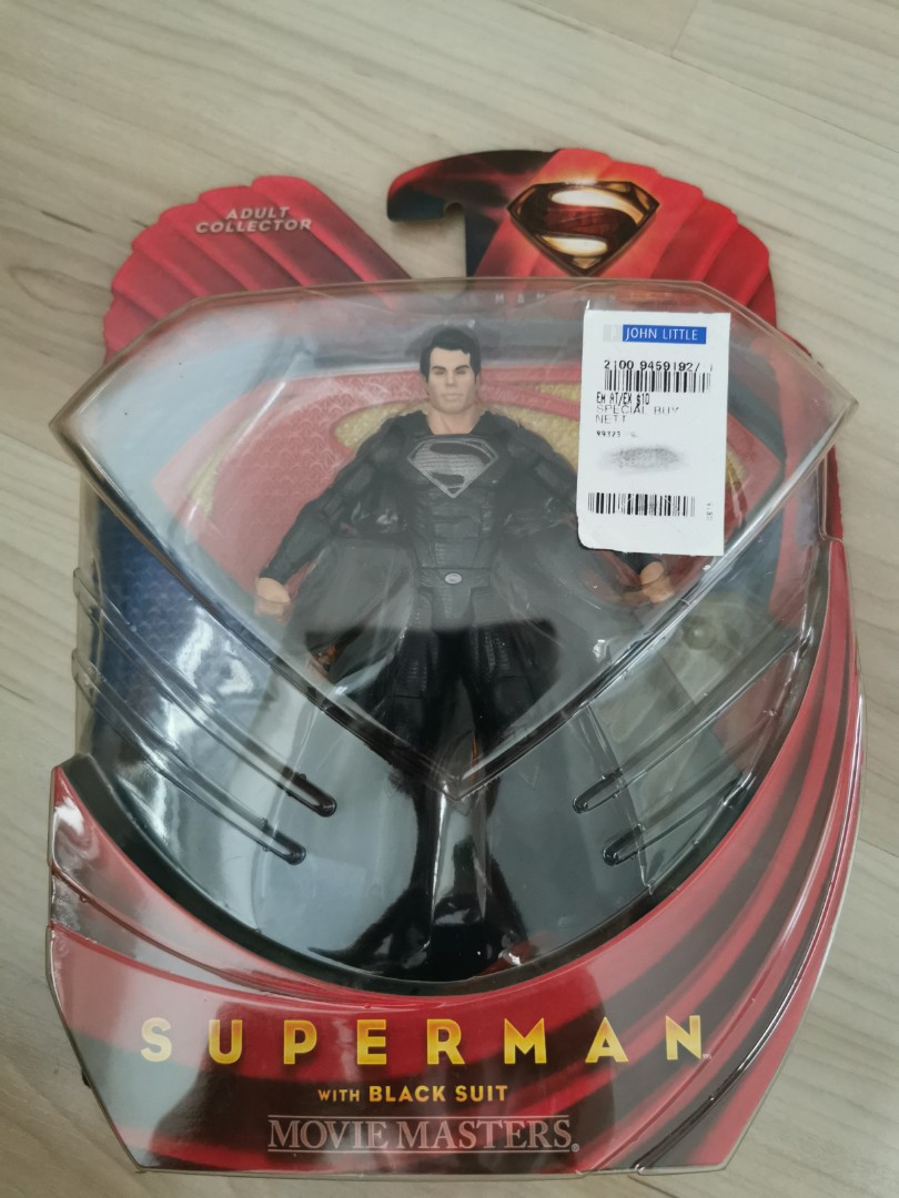 DC movie masters black suit superman, Hobbies & Toys, Toys & Games on ...