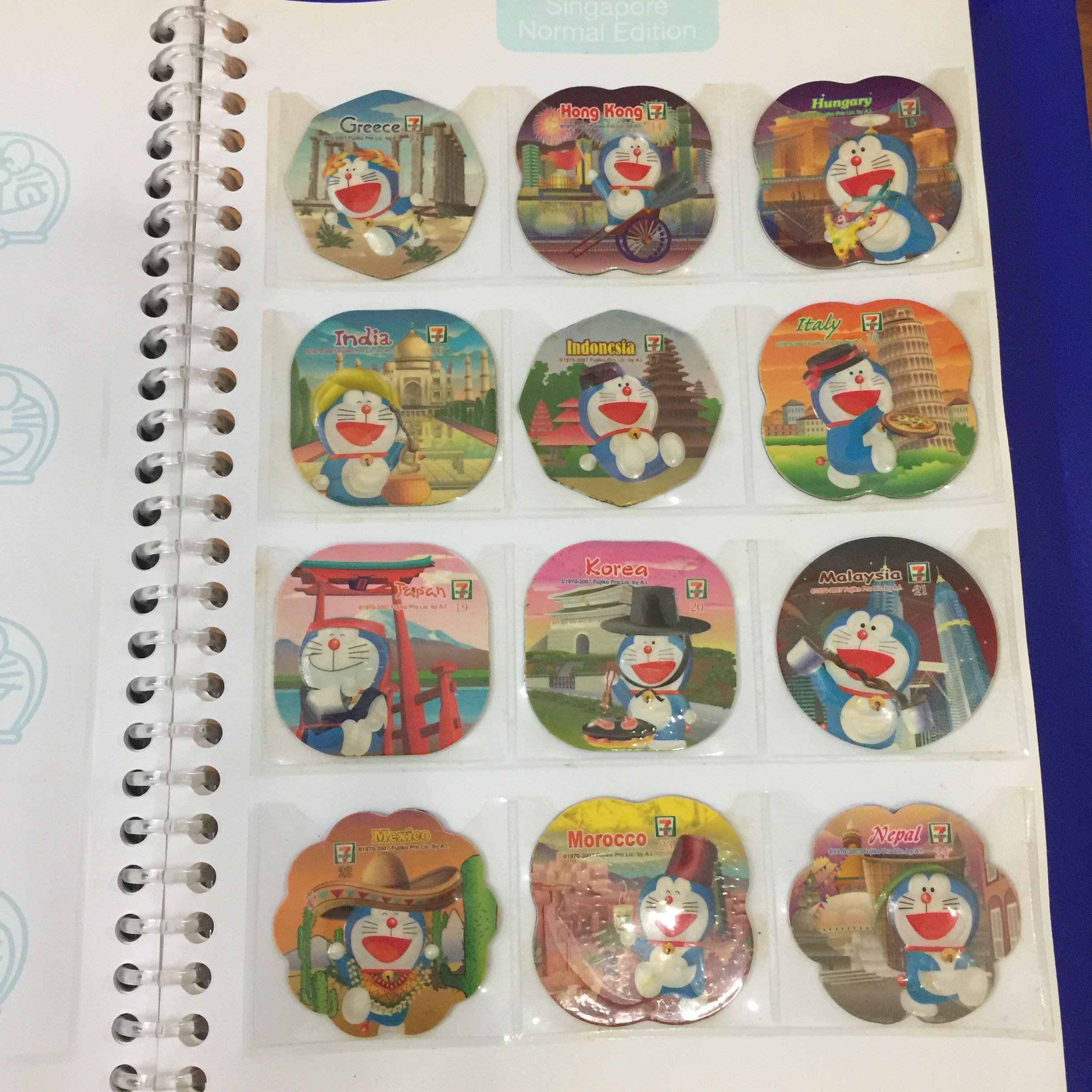 Doraemon Magnets in Album - Completed Set, Hobbies & Toys, Memorabilia ...