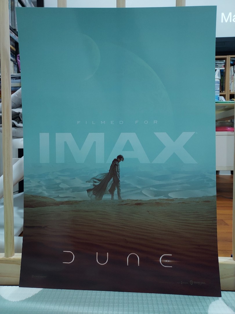 Dune IMAX A3 Poster, Hobbies & Toys, Memorabilia & Collectibles, Fan ...