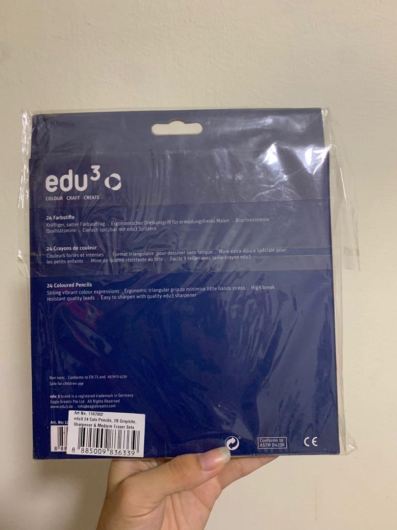 Edu^3 colour pencils, Hobbies & Toys, Stationery & Craft, Stationery ...