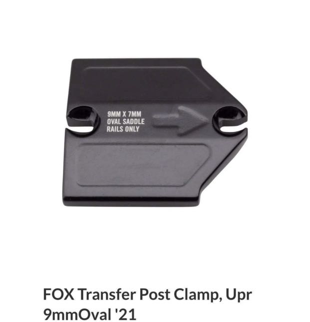 Fox Transfer dropper post upper clamp - Oval, Sports Equipment ...