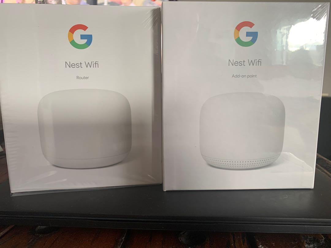 Google Nest -router and add on point BNIB, Computers & Tech, Parts & Accessories, Networking on ...