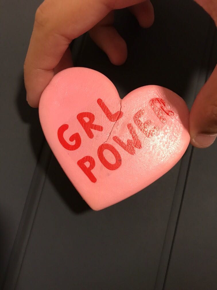 “GRL POWER” Squishy pen topper, Hobbies & Toys, Stationery & Craft ...