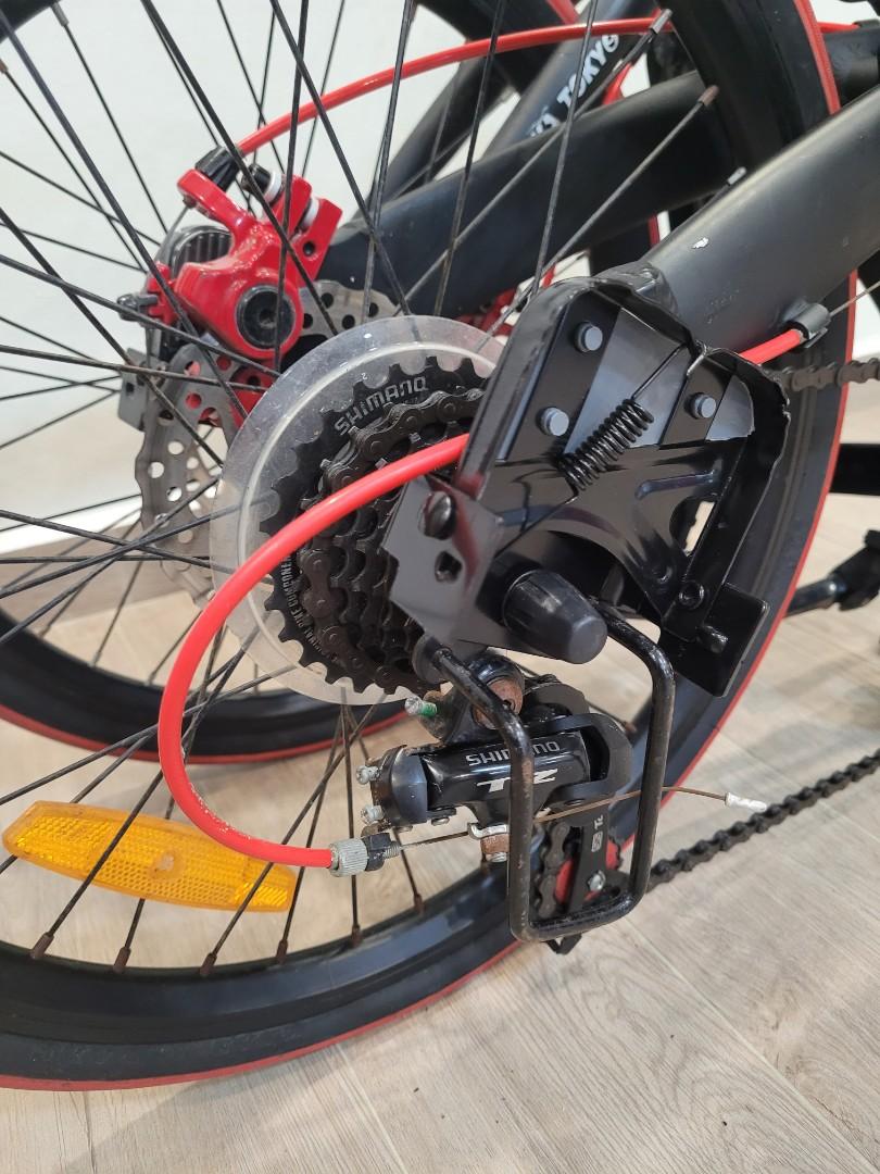 Hachiko HA-01 folding bike (black), Sports Equipment, Bicycles & Parts, Bicycles on Carousell