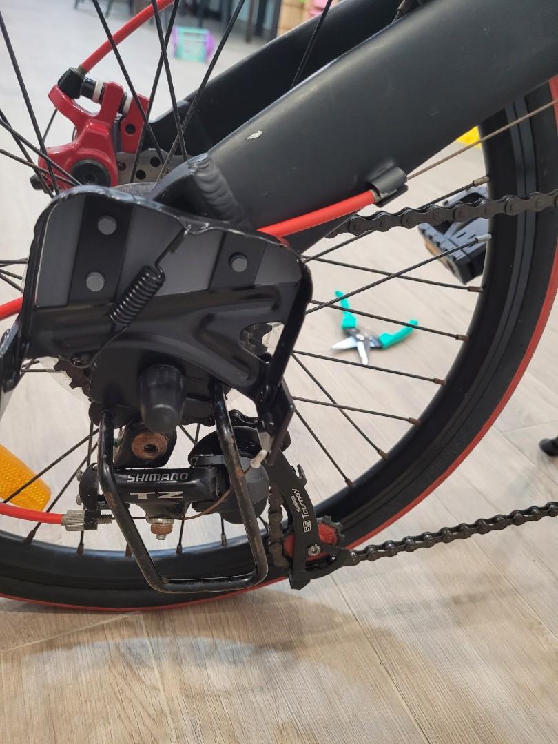 Hachiko HA-01 folding bike (black), Sports Equipment, Bicycles & Parts, Bicycles on Carousell