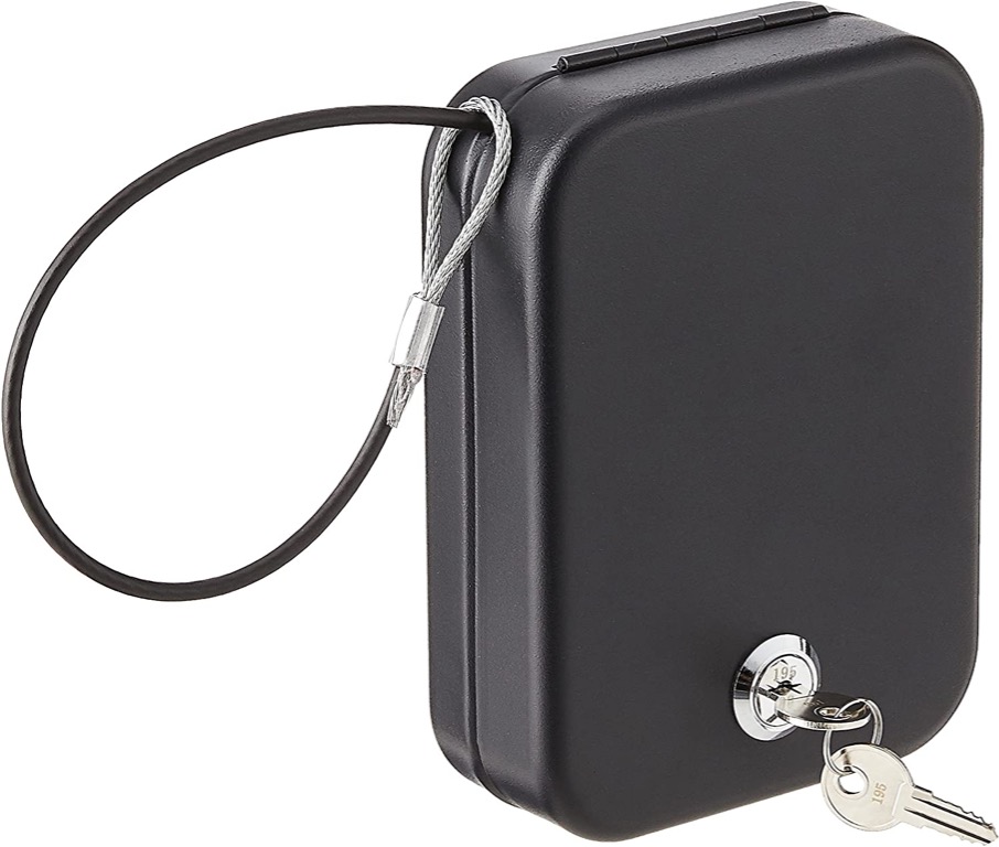 Helix Personal Locking Safe with Tether, Heavy-Duty Steel Construction ...