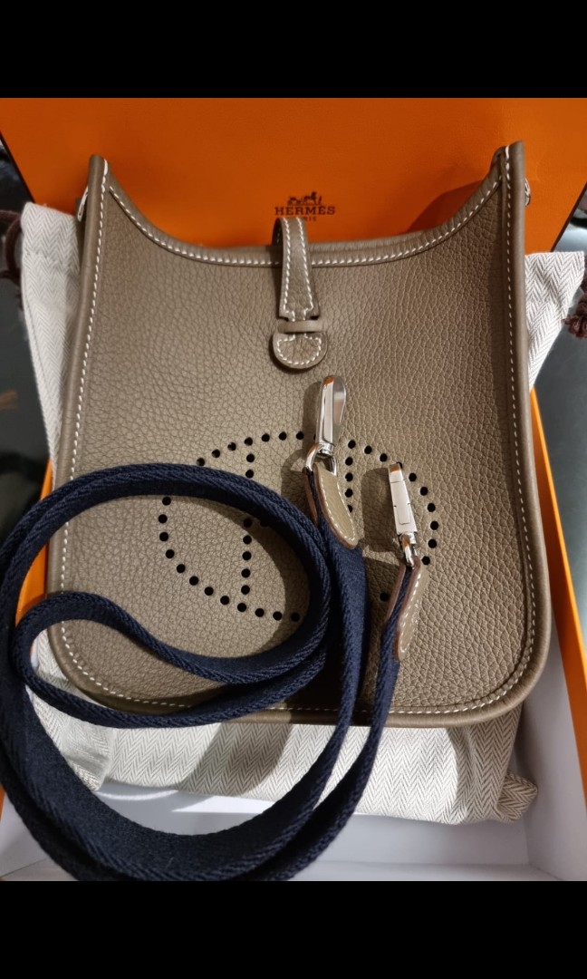 Hermes mini evelyn, Luxury, Bags & Wallets on Carousell
