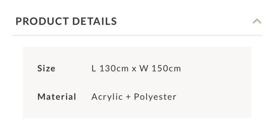 Hooga Brirlle Faux Sheep Fur Rug, Furniture & Home Living, Home Decor ...