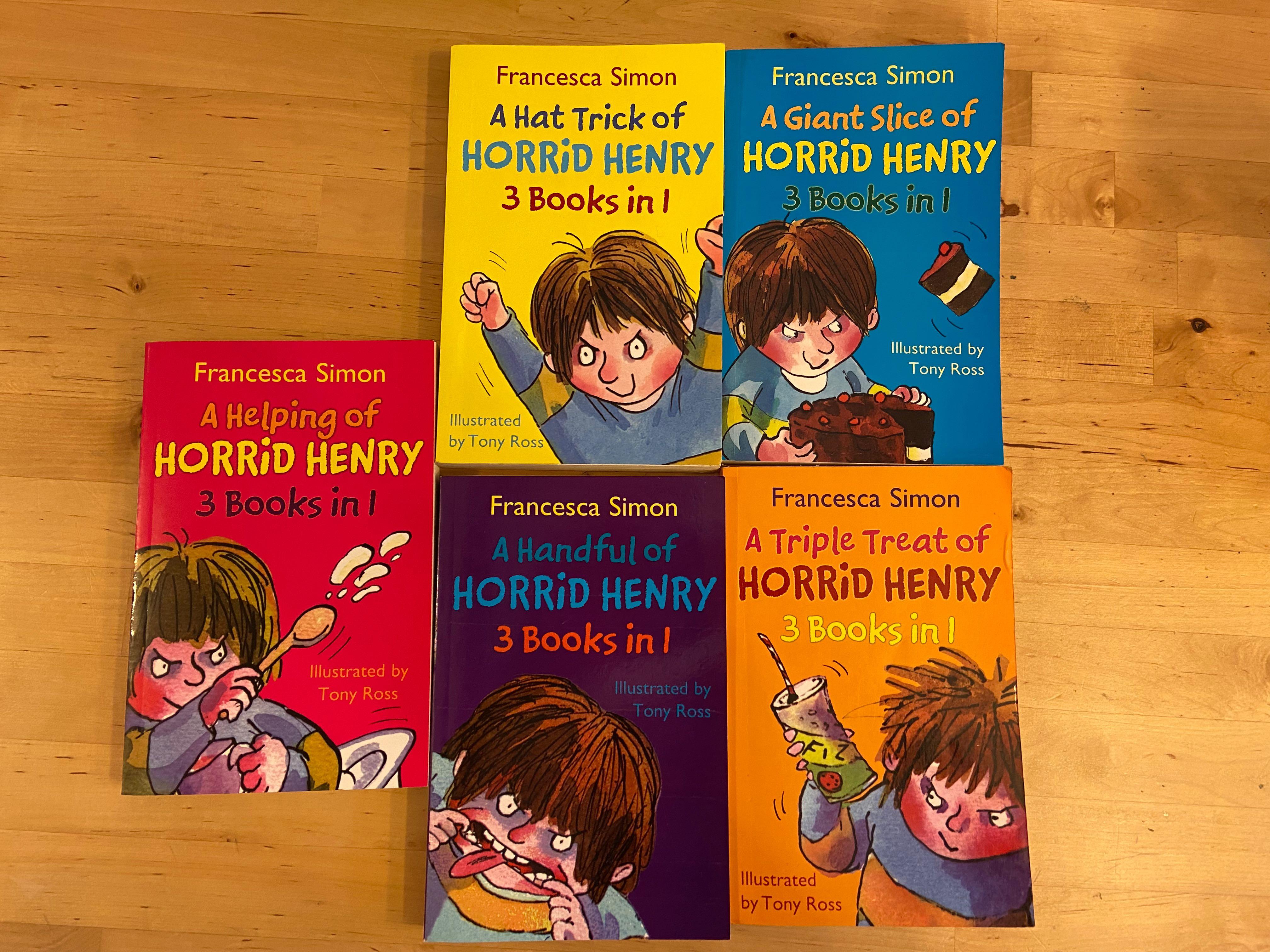 Horrid Henry- Francesca Simon, 興趣及遊戲, 書本 & 文具, 小說 & 故事書 - Carousell