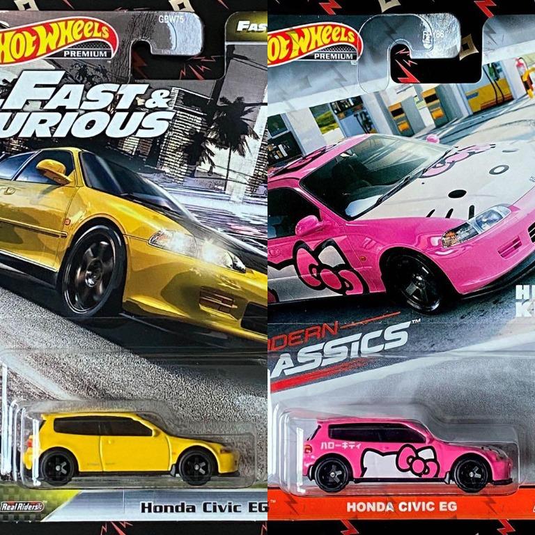 Hot Wheels Honda Civic EG Hello Kitty > Fast & Furious Hotwheels FAST ...