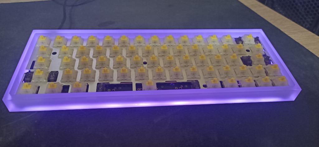 KBDFans Tofu60 Acrylic Frosted 60% Custom Keyboard, Computers & Tech ...