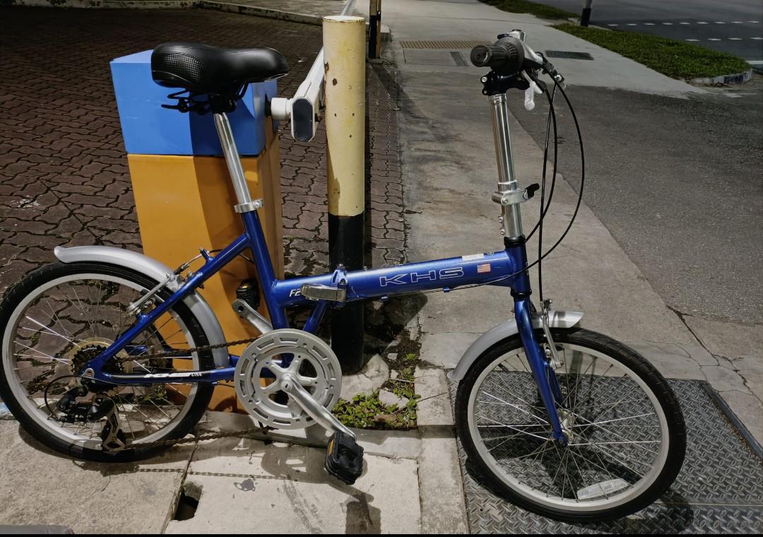 Khs folding bike, Sports Equipment, Bicycles & Parts, Bicycles on Carousell