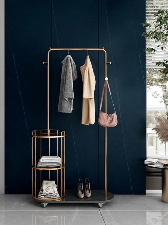 LOCKER WITH WHEELS TROLLEY CLOTHES RACK HANGER RACKING, Furniture ...