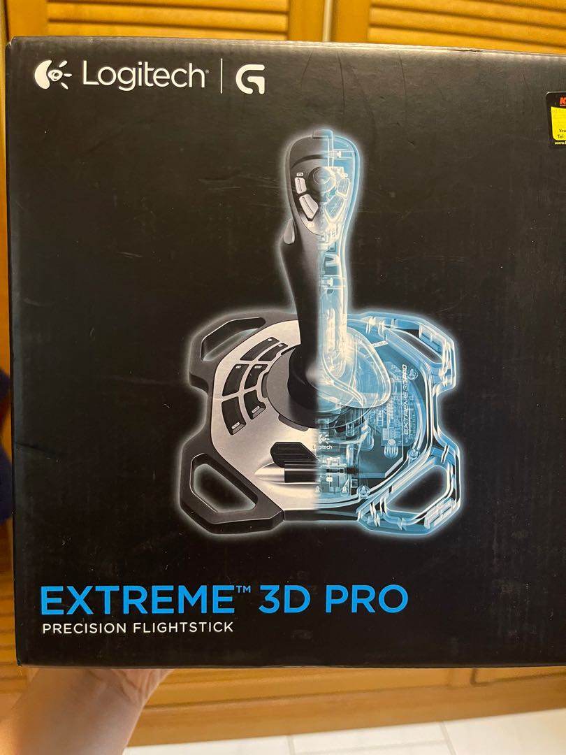 Logitech Extreme 3D Pro Precision flightstick, Video Gaming, Gaming ...