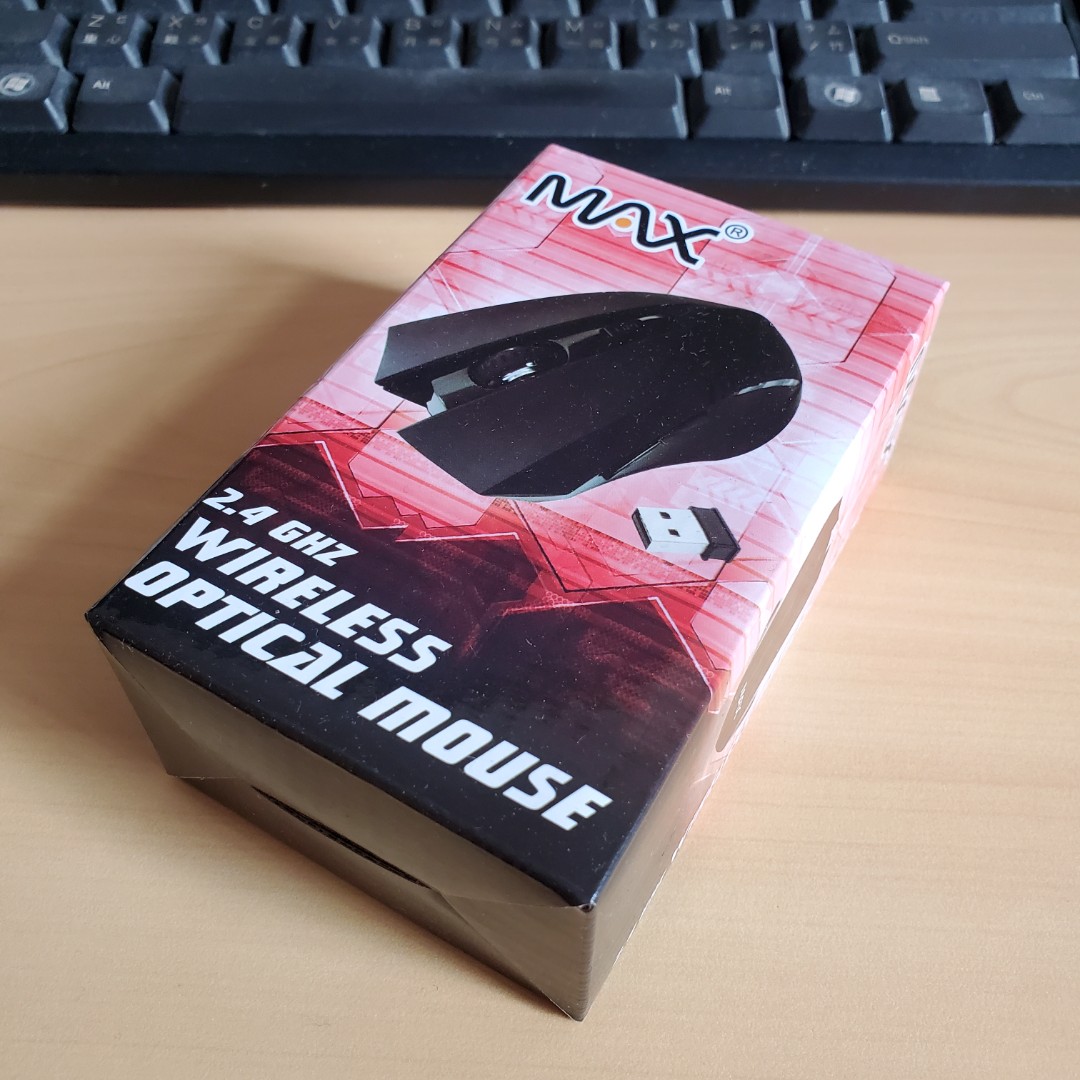 Max 2.4ghz Wireless Optical Mouse 無線滑鼠 全新未開, 電腦＆科技, 電腦周邊及配件, 電腦滑鼠及相關產品 ...