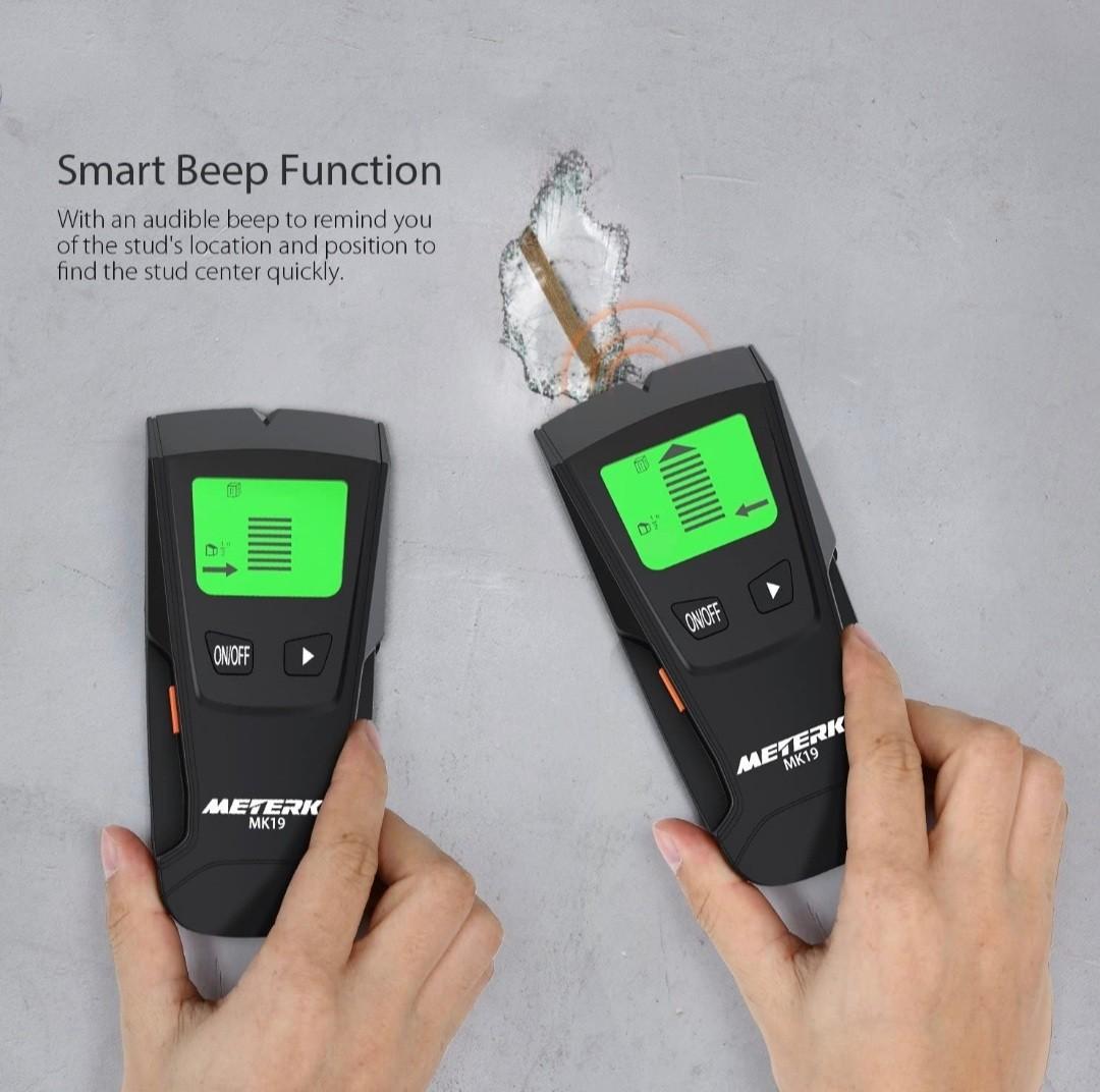 Meterk MK19 Stud Finder Wall Detector Multi-functional LCD Digital Wood ...