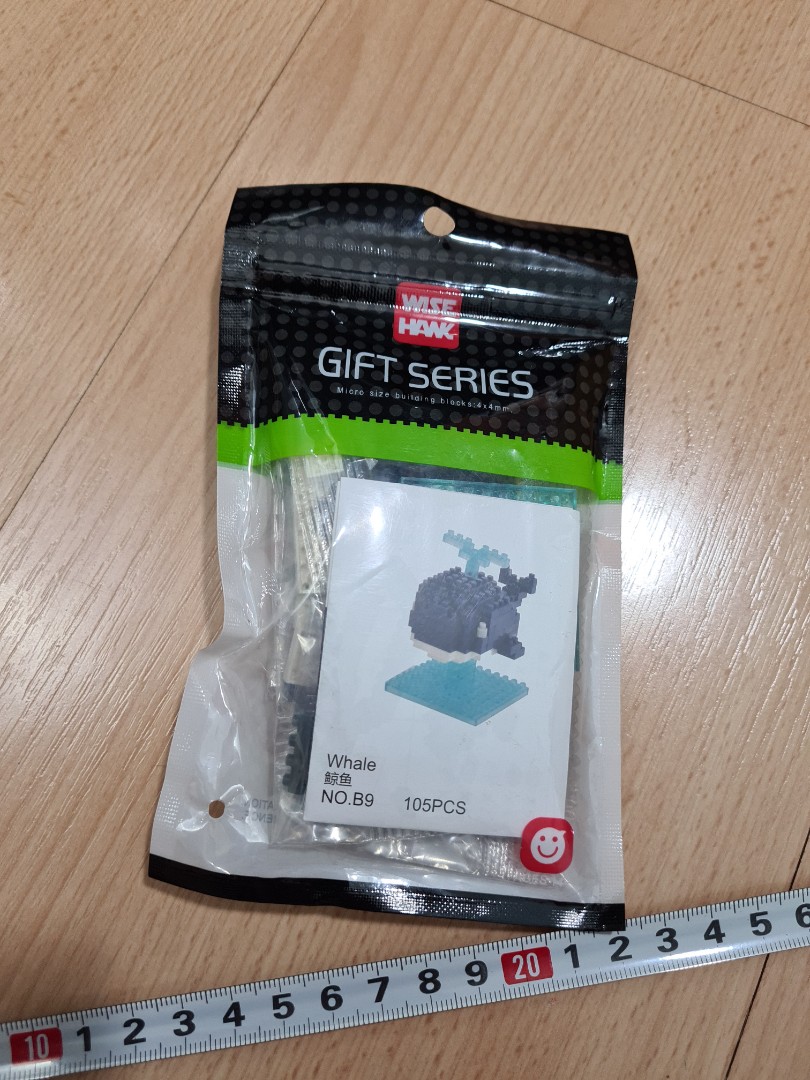 Mini Blocks Whale, Hobbies & Toys, Toys & Games on Carousell