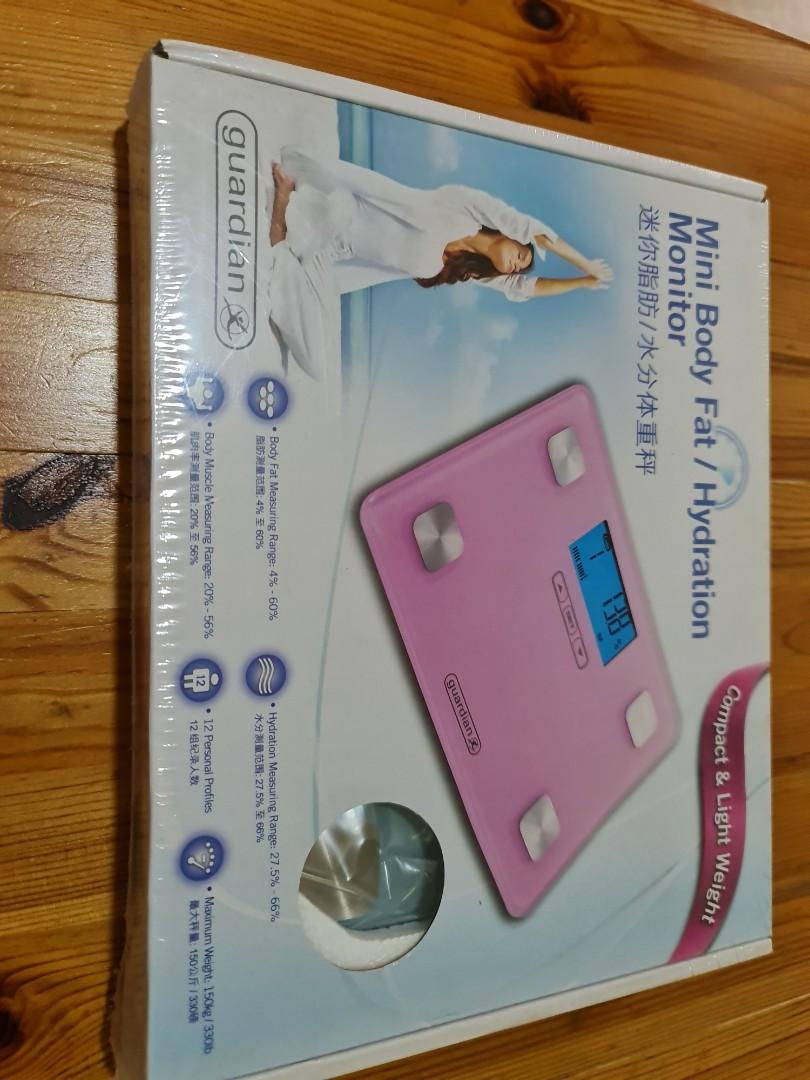 Mini Body Fat/ Hydration monitor + weighing scale, Health & Nutrition ...