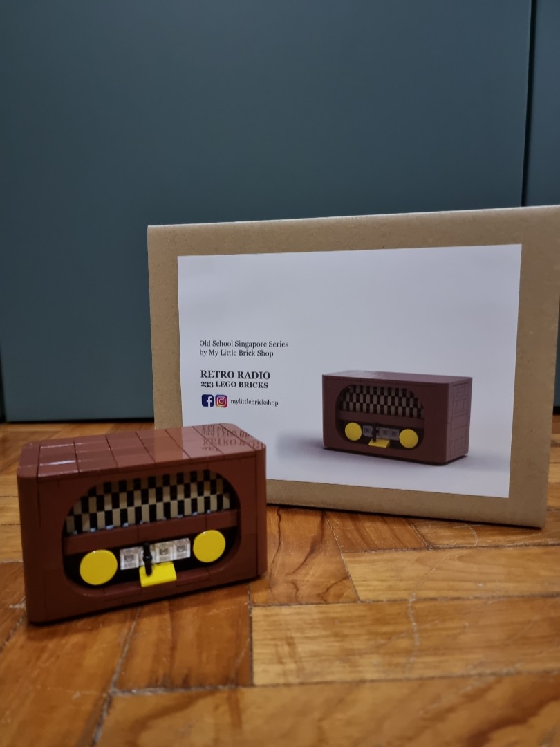 Mini Retro Radio Lego, Hobbies & Toys, Toys & Games on Carousell