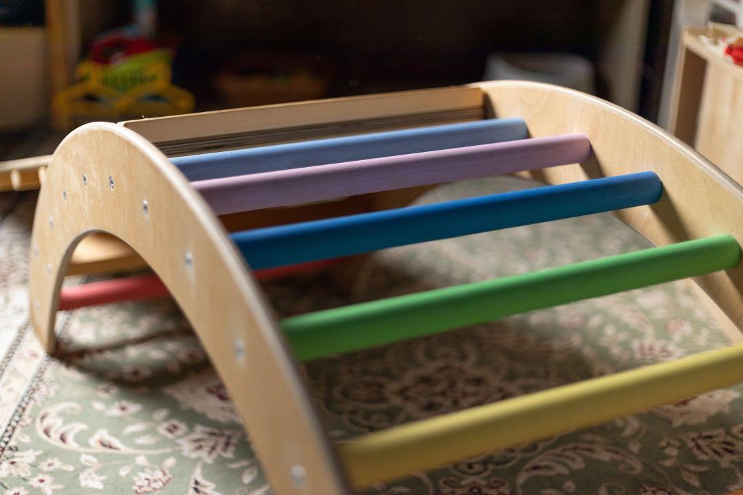 Montessori-inspired Rainbow Arch & Ramp - perfect for indoor fun & play ...