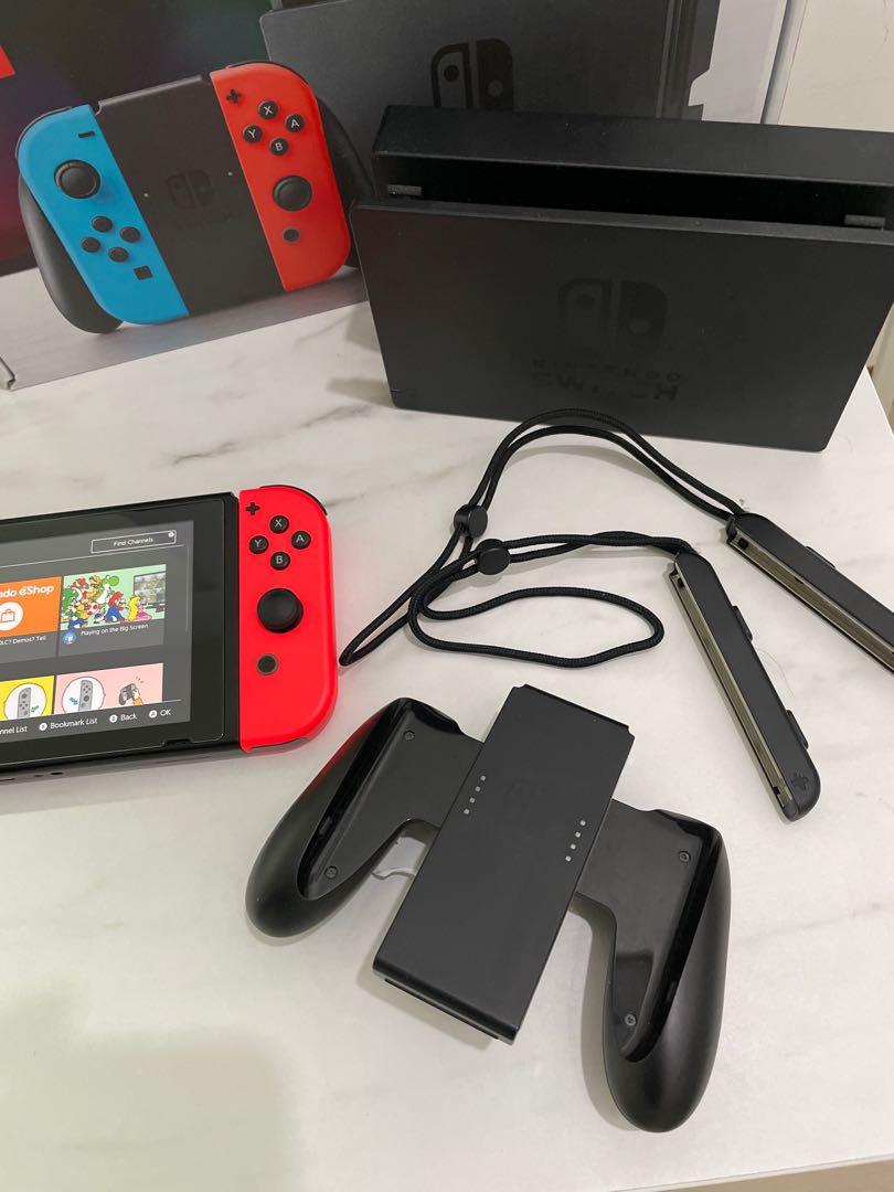 Nintendo Switch Console - gen1 + 1 game, Video Gaming, Video Game ...
