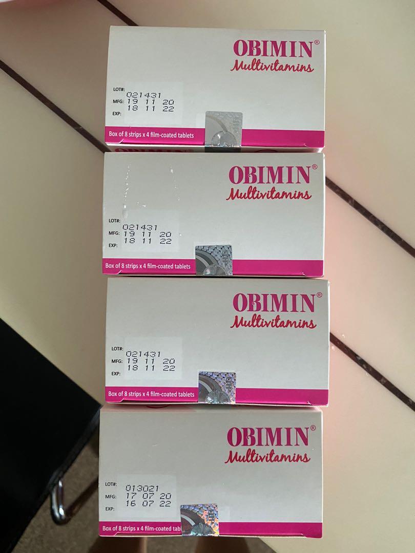 Obimin multiviamins $10 each wth free folic acid and vit B complex (pls ...