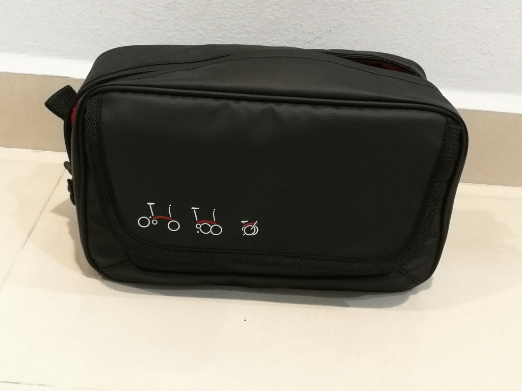 (OFDY) Front block Bag Folding Bike with Sling - Black Colour, Sports ...