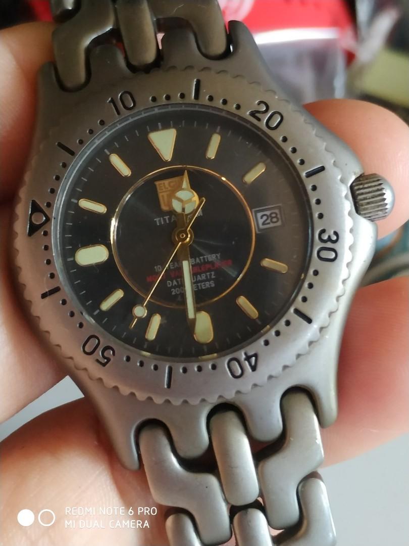 Original Elgin titanium watch, Men's Fashion, Watches & Accessories ...