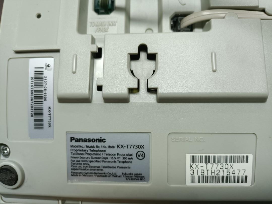 Panasonic Office Phone KX-T7730, TV & Home Appliances, Other Home ...