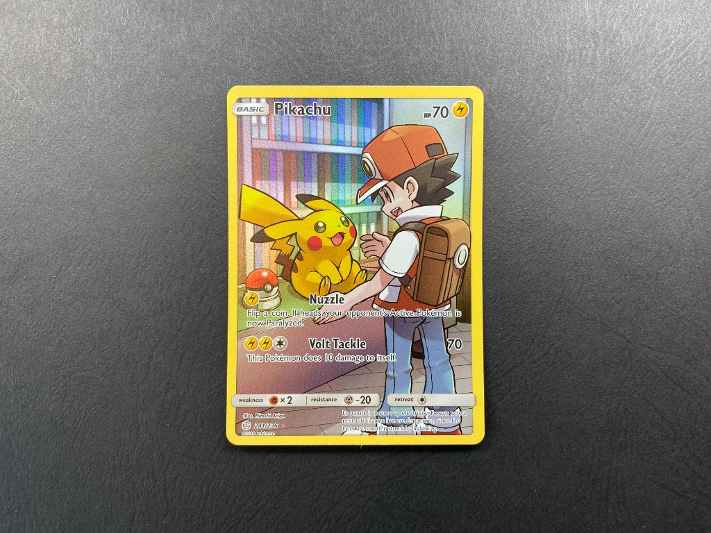 Pikachu Full Art - Cosmic Eclipse (Pokemon Card / Pokemon TCG), Hobbies ...