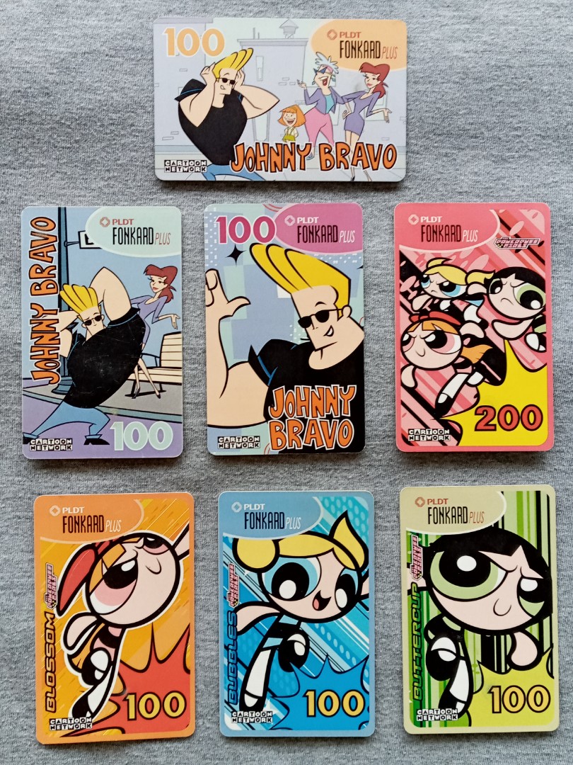 PLDT Fonkard Phone Cards Johnny Bravo Collectible Designs, Hobbies ...