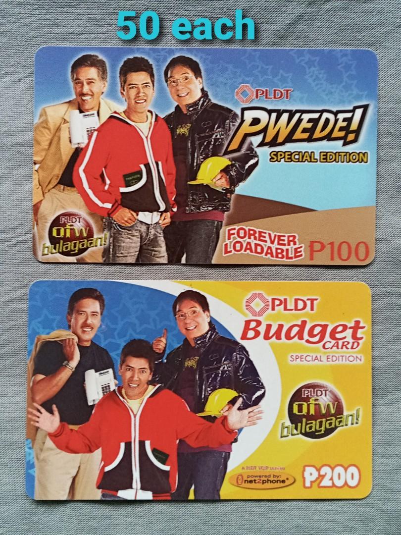 PLDT Globe Touch Mobile Phone Cards Donita/ Sharon/ Tito Vic & Joey ...