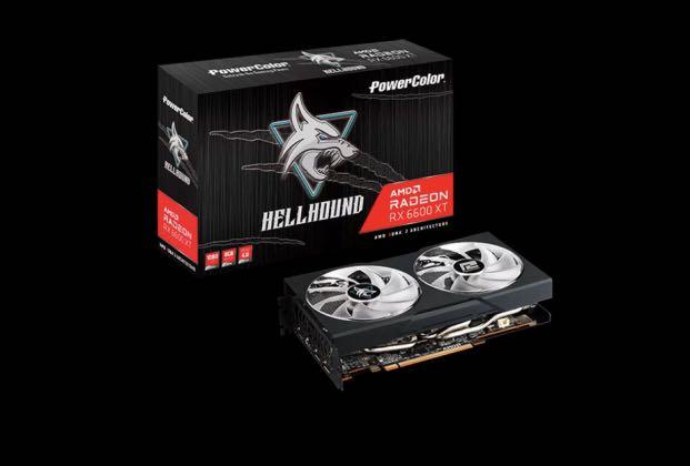 Powercolor Hellhound 6600xT, Computers & Tech, Parts & Accessories ...