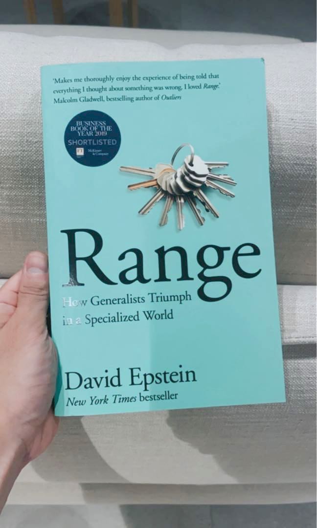 Range (by David Epstein), Hobbies & Toys, Books & Magazines, Fiction ...