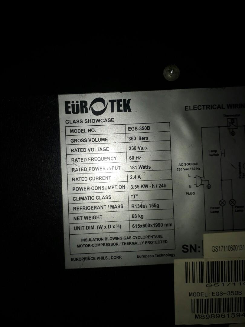 Pre-Owned EuroTek Chiller (RUSH), TV & Home Appliances, Kitchen ...