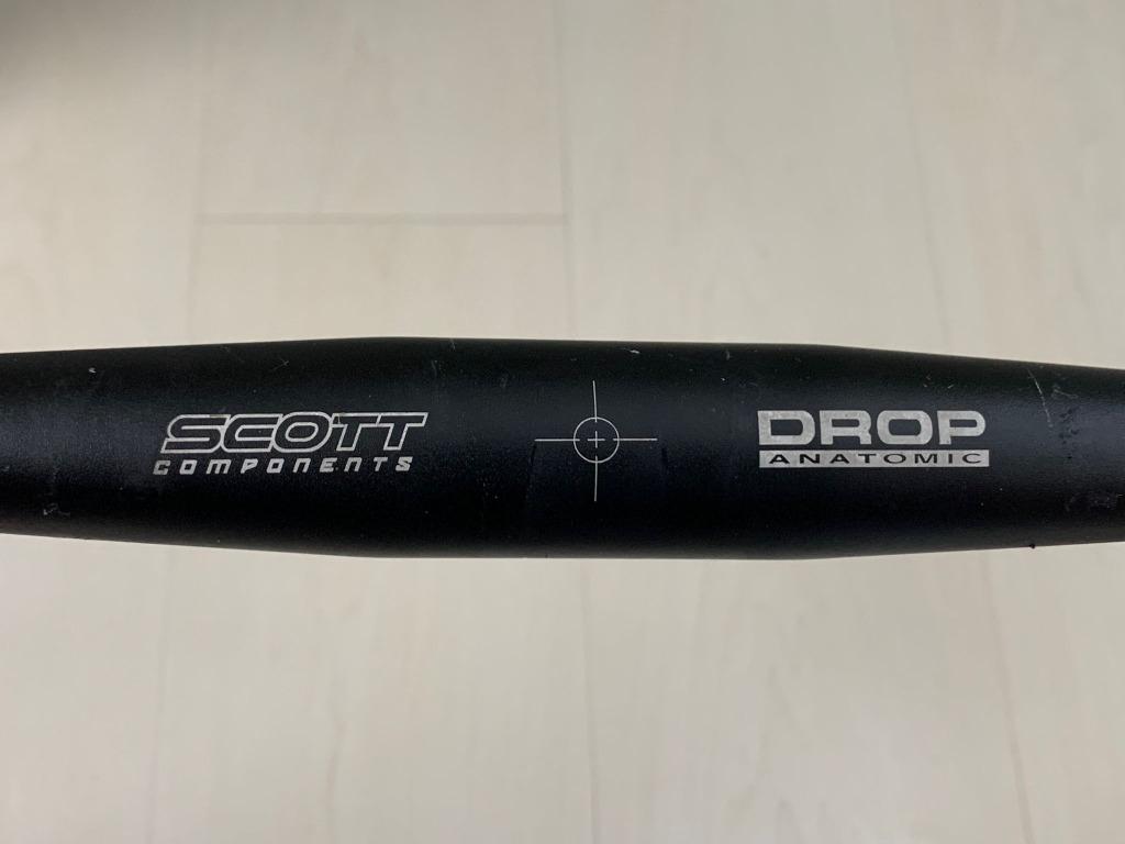 Scott Components 420 mm single groove anatomic Drop bar, Sports ...