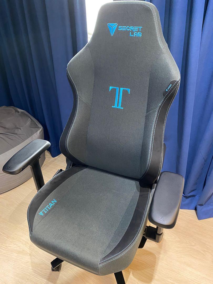 Secretlab Titan Softweave Charcoal Blue Gaming Chair, Furniture & Home ...