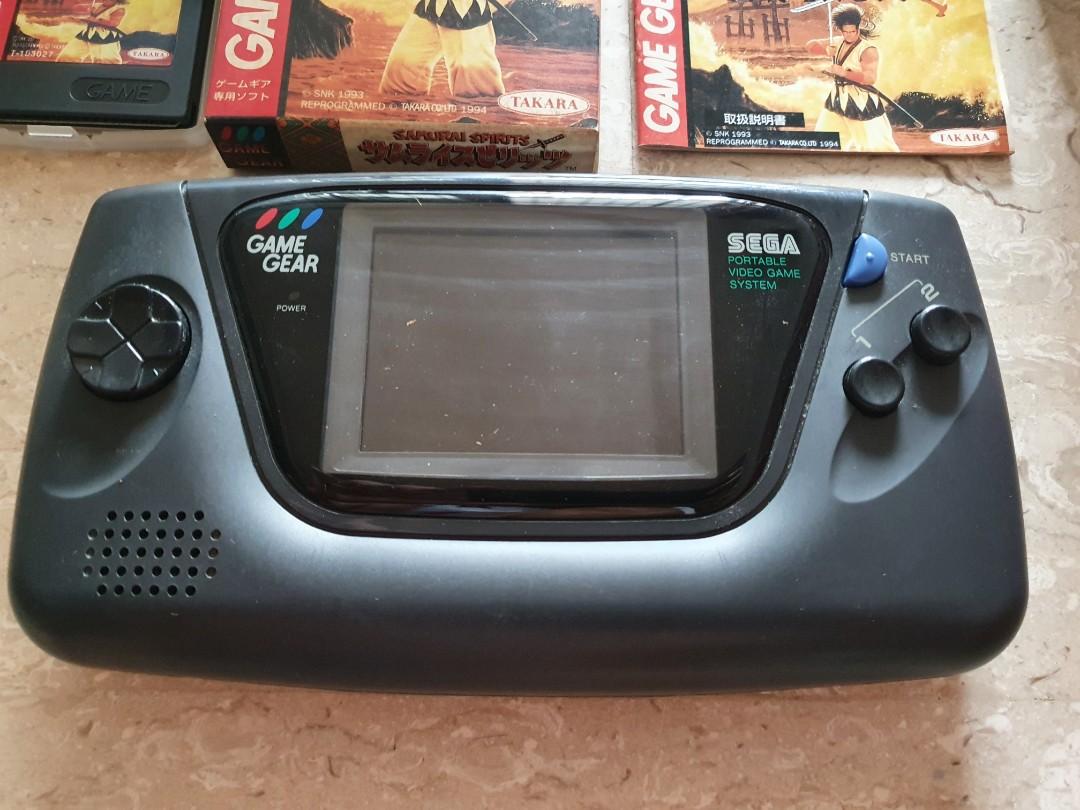 Sega Game Gear console with cartridge games vintage, Hobbies & Toys ...