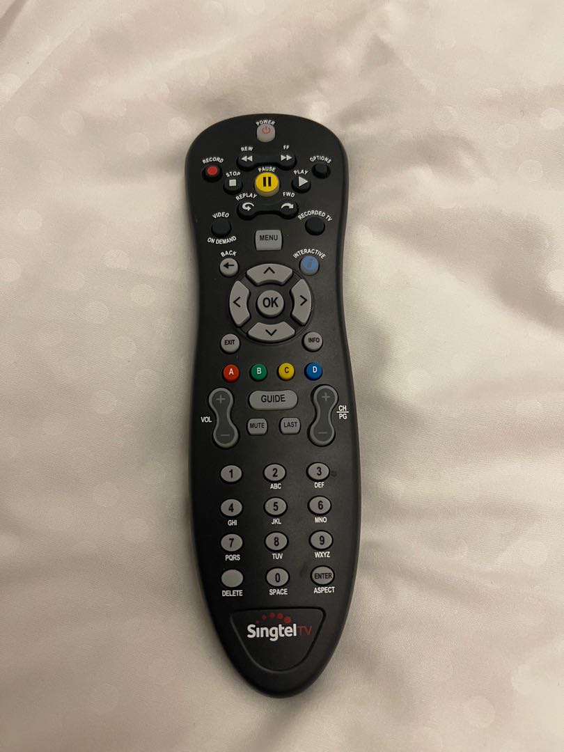 Singtel TV remote control, TV & Home Appliances, TV & Entertainment, TV ...