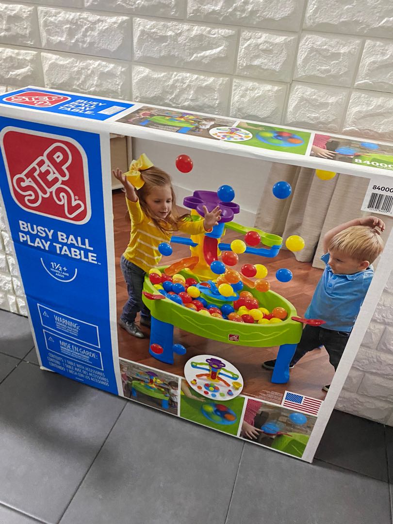 Step2 Busy Ball Play Water Play Table, Babies & Kids, Infant Playtime ...