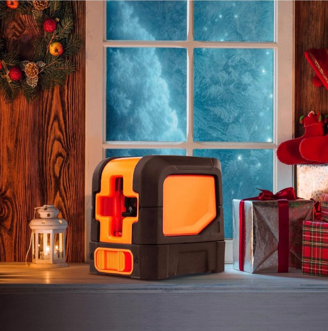 SUAOKI L12R Cross Line Laser Self-Leveling Horizontal and Vertical Line ...